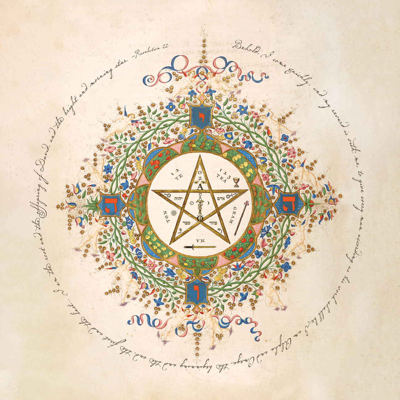 Protective Pentagram Poster [Square] on Museum Quality Matte Paper ...